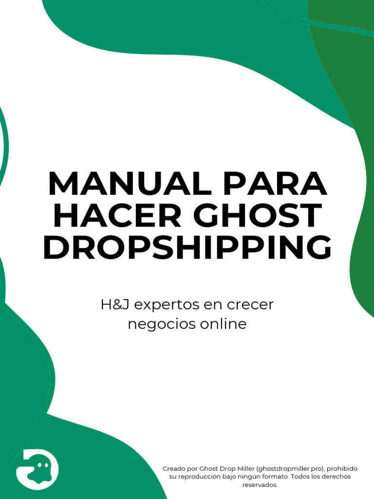 Manual Ghost Dropshipping - 101920 | PDF | Podcast | Las compras en línea