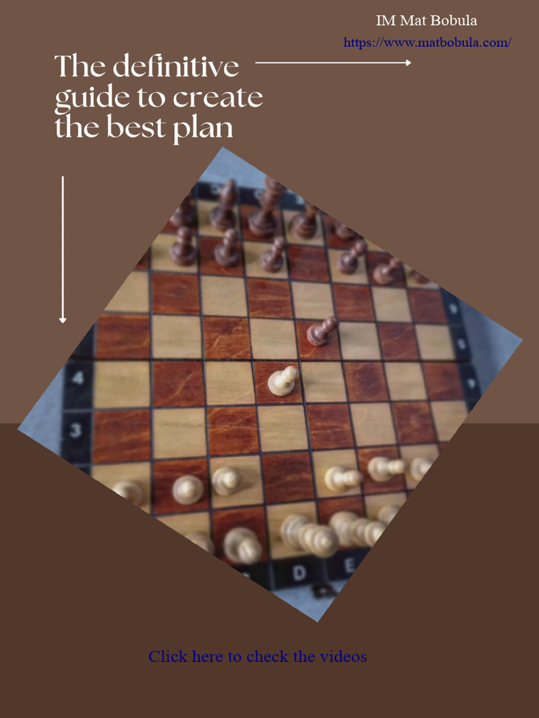 10 Passos Pra Criar o Melhor Plano Chess | PDF | Chess | Competitive Games