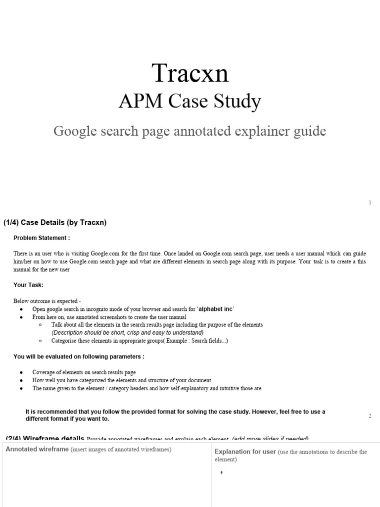 Tracxn APM Case Study 1 (Annotations) | PDF | Computing | Software