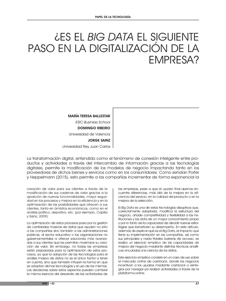 Big Data | PDF | Big Data | Business