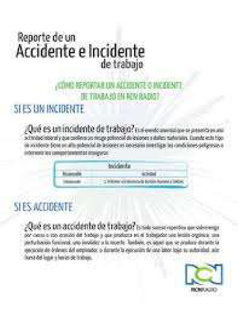 Diferencia Entre Incidente Y Accidente: Concepto Y Características – SWTB
