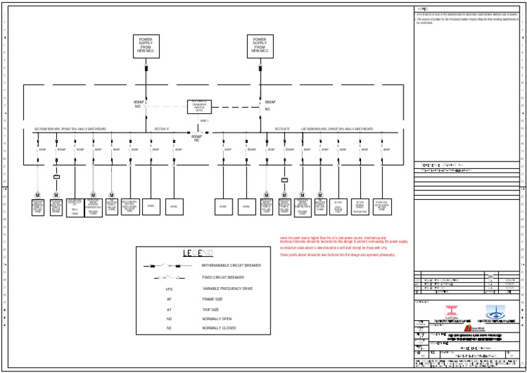 PPL-NPL-FOSL-EGB-PWIS-ELE-DWG-001_SINGLE LINE DIAGRAM C01 | PDF ...