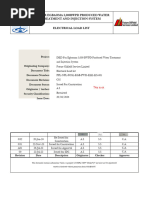 Electrical Load List | PDF | Electricity | Electrical Engineering