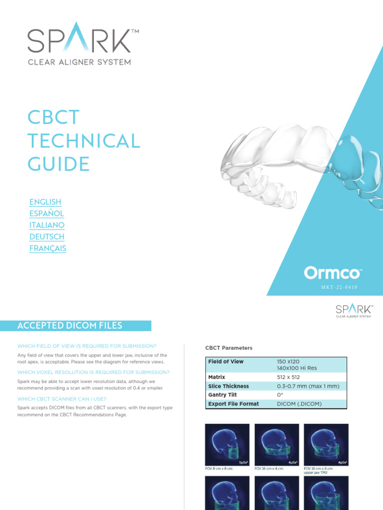 Spark CBCT Technical Guide | PDF | Computer File | Software
