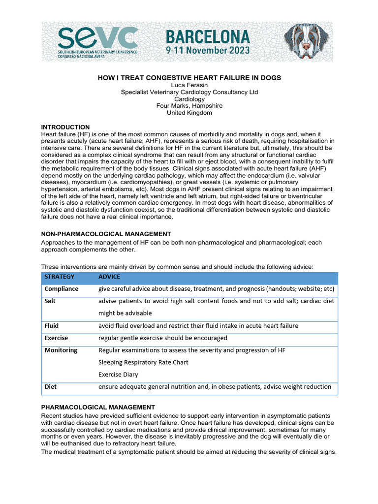 2994-Advanced Medicine Cardiology-Ferasin-How I Treat Heart - Eng | PDF ...