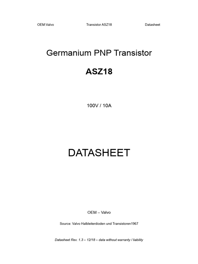 ASZ15 | PDF | Semiconductor Devices | Solid State Engineering