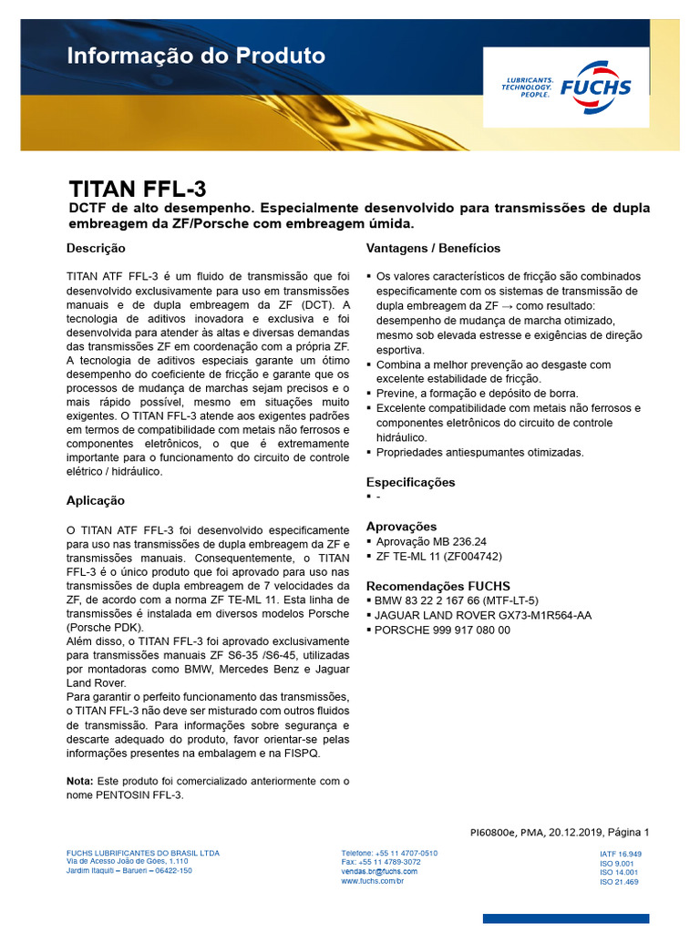 Titan FFL-3 - Ip | PDF