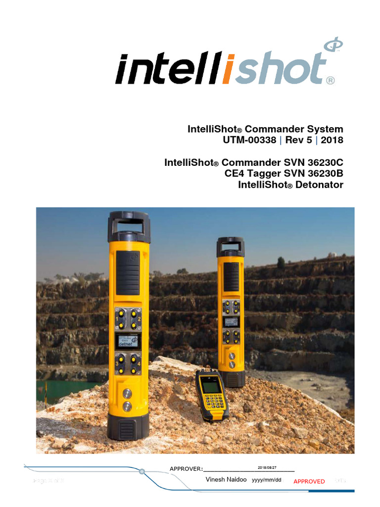 Intellishot Commander System Utm-00338 Rev 5 2018 Intellishot Commander ...