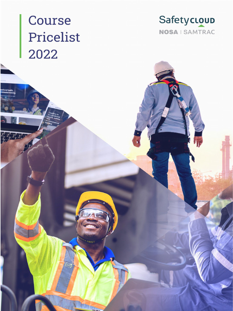SafetyCloud Course Pricelist 2022 v9 | PDF | Warehouse | Cargo
