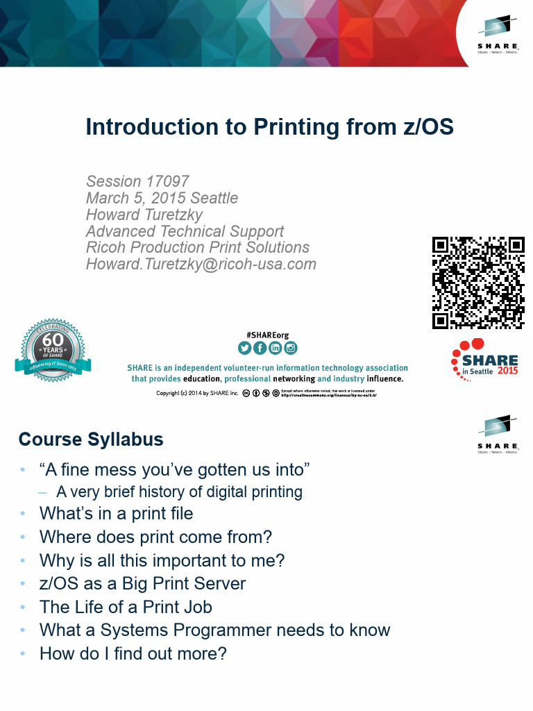 Intro zOS Print | Download Free PDF | Printer (Computing) | Computing
