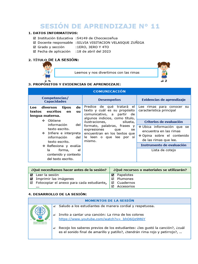 Sa Rimas | PDF | Aprendizaje | Ciencia cognitiva