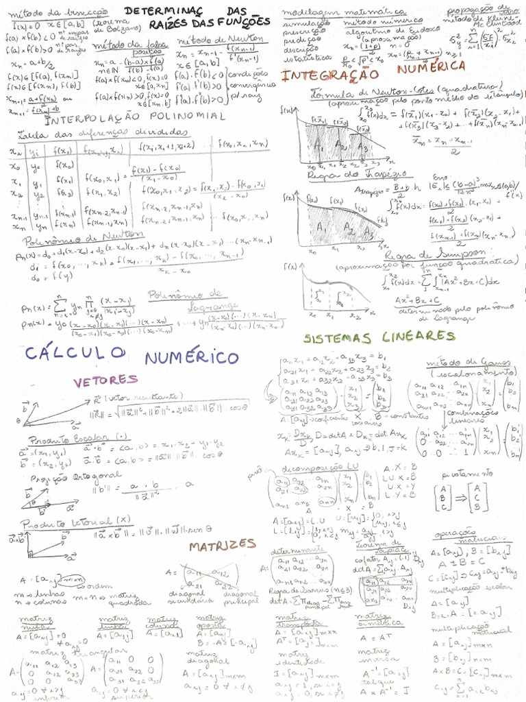 Mapa Mental - Calculo Numérico | PDF