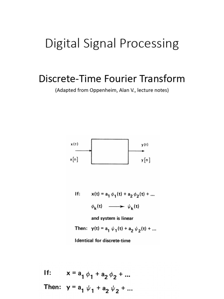 DSP3 | PDF | Harmonic Analysis | Mathematical Analysis