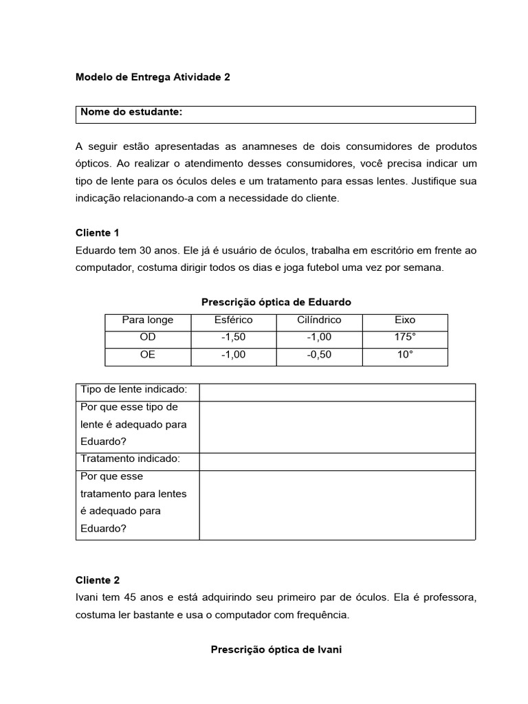 modelo_atividade2 | PDF