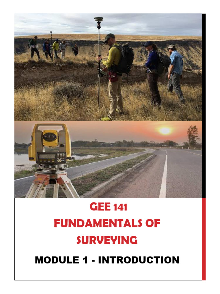 Gee 141 Module 1 | PDF | Surveying | Topography