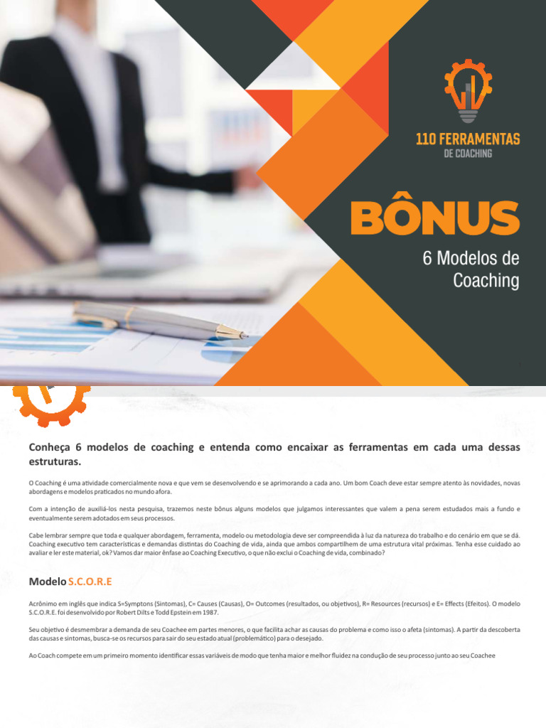 Modelos de Coaching: S.C.O.R.E. e Co-Ativo | PDF | Aprendizado | Liderança