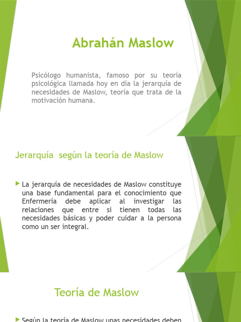 Unidad 2 Piramide de Abrahán Maslow | Descargar gratis PDF | Psicología Social | Ciencias del ...
