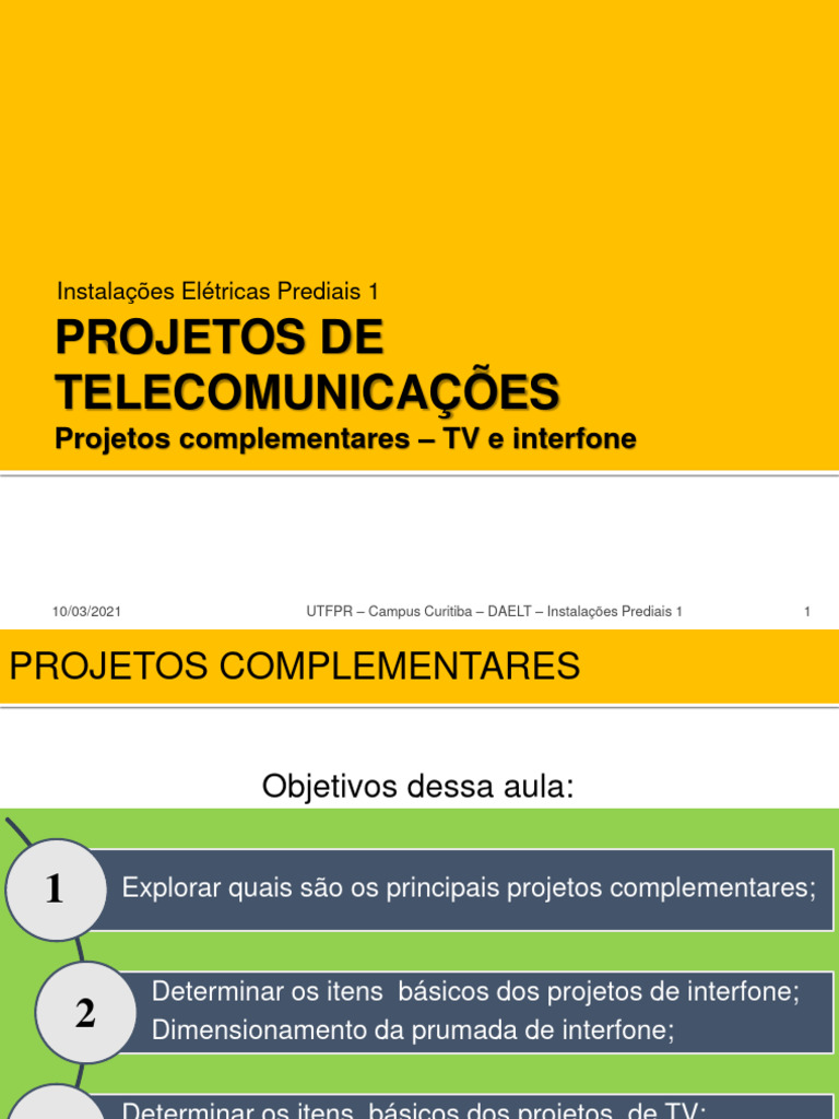 Instalacoes Complementares - TV e Interfone | PDF | Eletrônicos ...