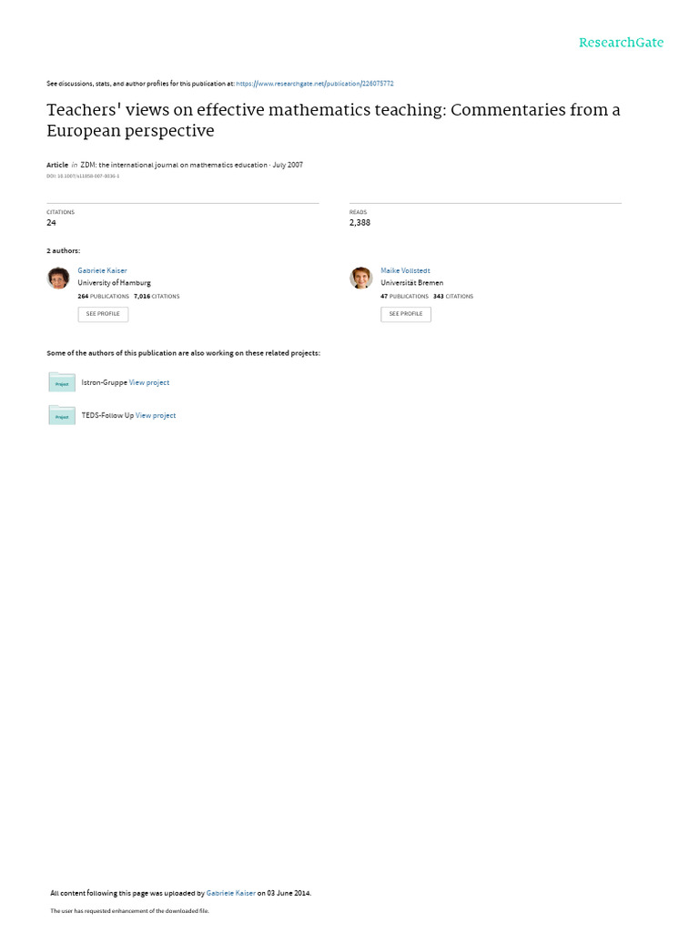 Teachers_views_on_effective_mathematics_teaching_ | Download Free PDF ...