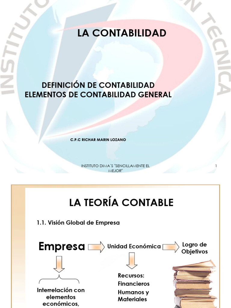 03 La Contabilidad y Pcga | PDF | Contabilidad | Business