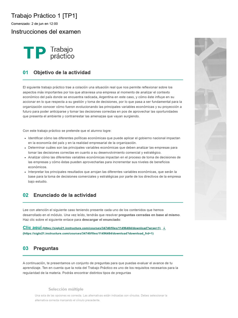 Examen - Trabajo Práctico 1 (TP1) Al 100% | PDF | Producto Interno Bruto | Bienestar