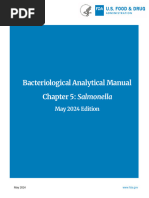 FDA BAM Chapter 5: Salmonella Guide | PDF