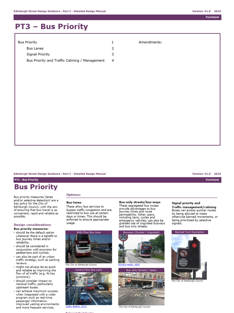 PT3 Bus Priority Final v1.0 30012019 | PDF | Transportation Engineering ...