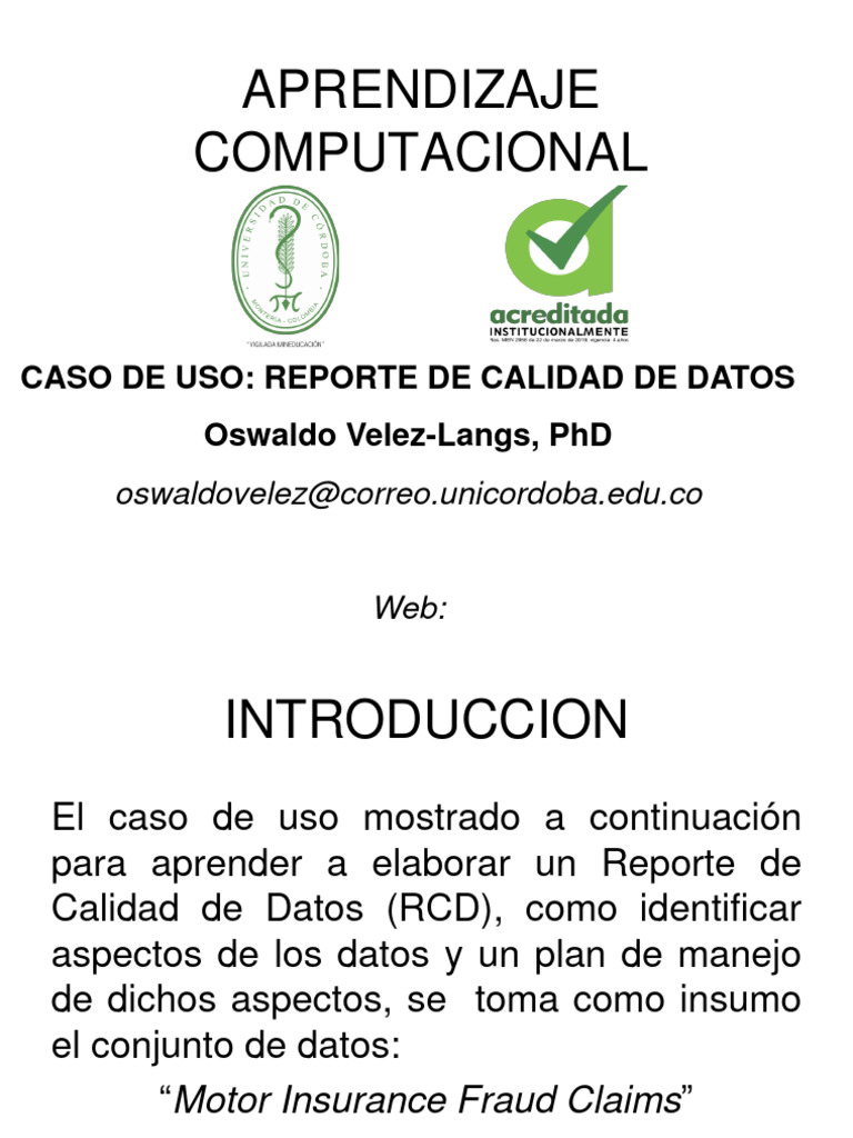 Reporte de Calidad de Datos en RCD | PDF | Distribución normal | Histograma