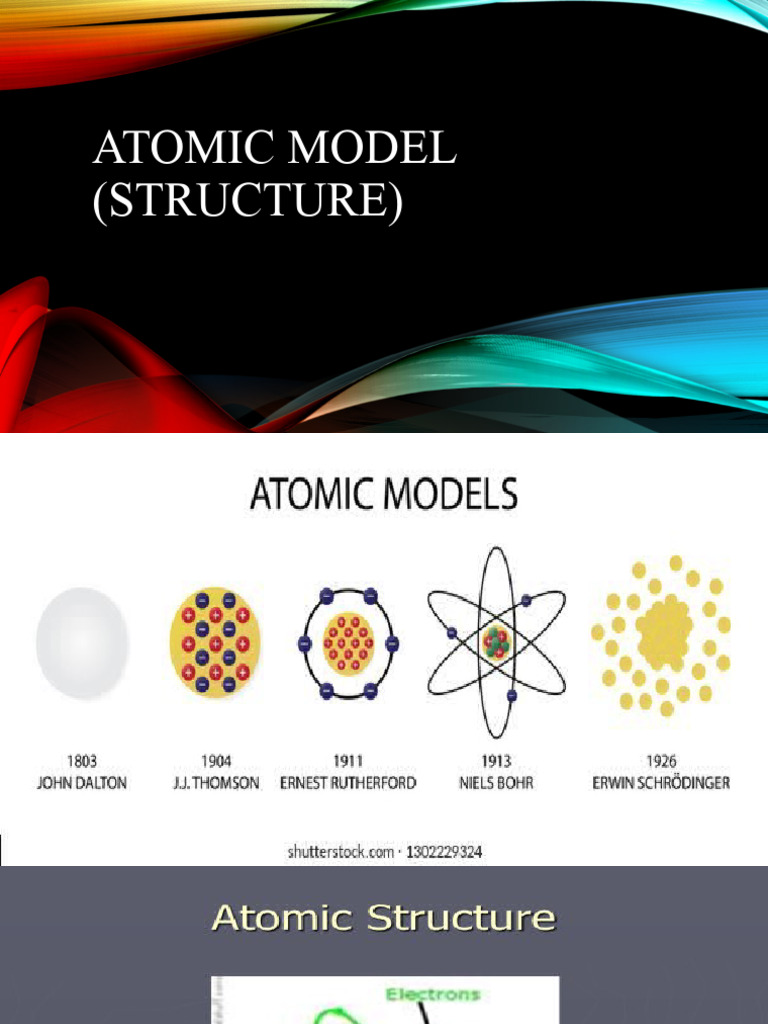 Atomic Model Structureppt | PDF | Social Science | Science & Mathematics