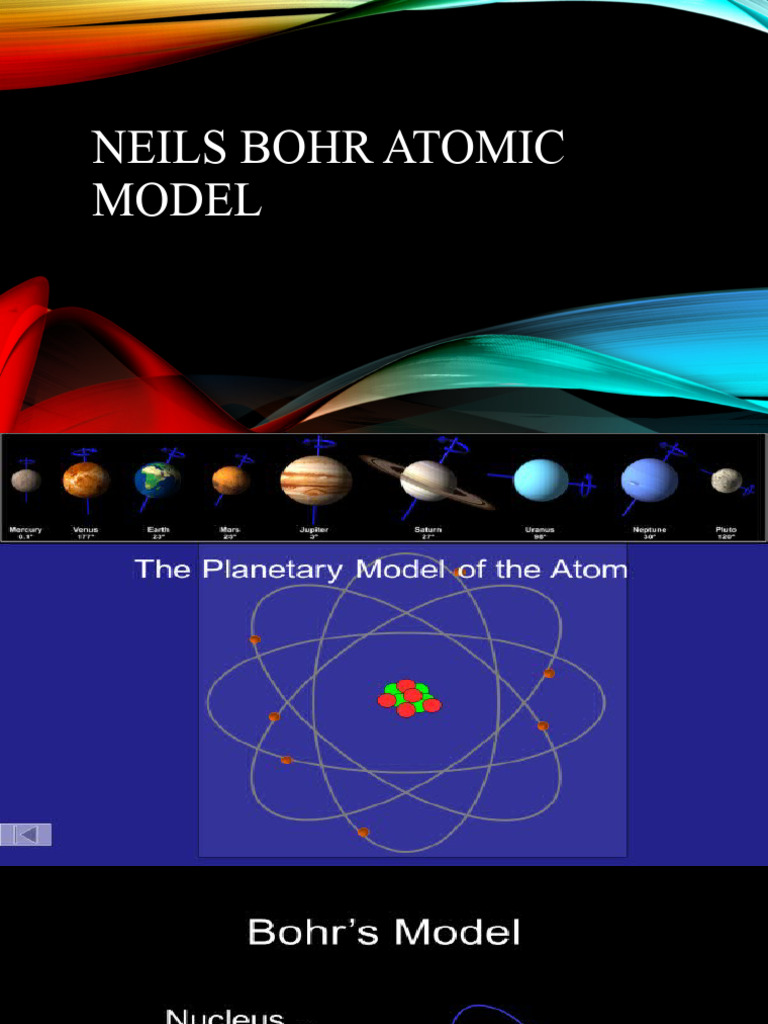 Neils Bohr Atomic Model | PDF