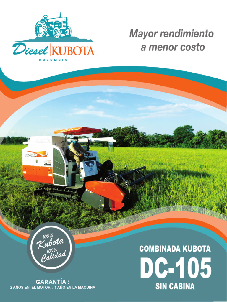 Ficha - COMBINADA - DC 105X SIN CABINA | PDF | Coche | Motor de combustión interna