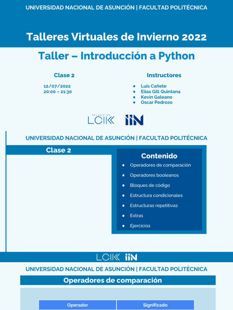Introduccion A Python 2 | PDF | Informática teórica | Lógica matemática