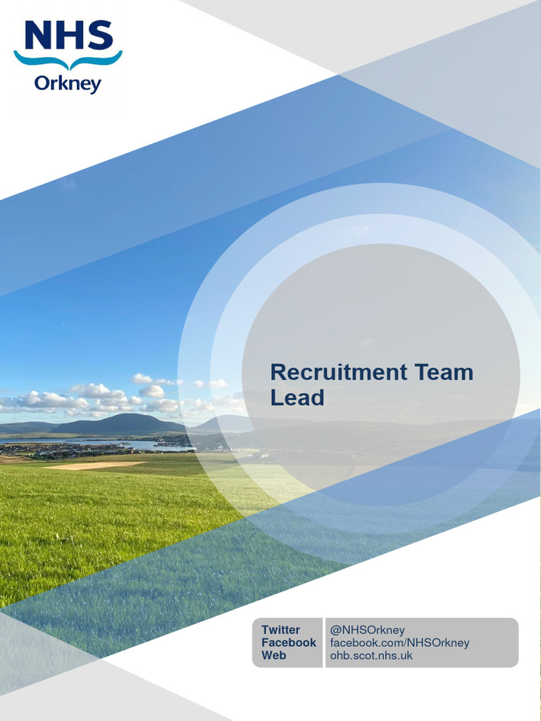 NHSORK - Recruitment Team Lead - Recruitment Pack | PDF | Recruitment ...