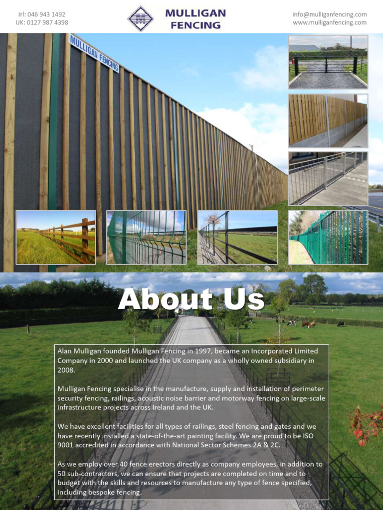 Mulligan Fencing: Security Solutions Expert | PDF | Technology ...