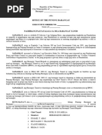 Tanod Roles Tagalog | PDF