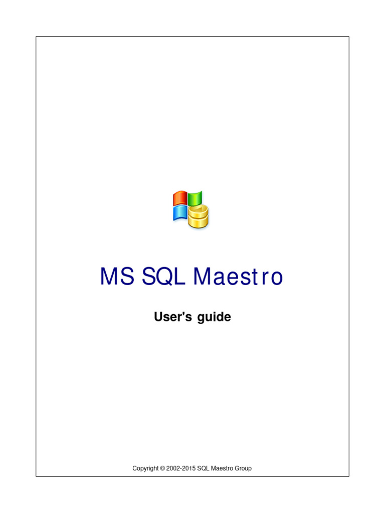 Ms Maestro | PDF | Microsoft Sql Server | Databases
