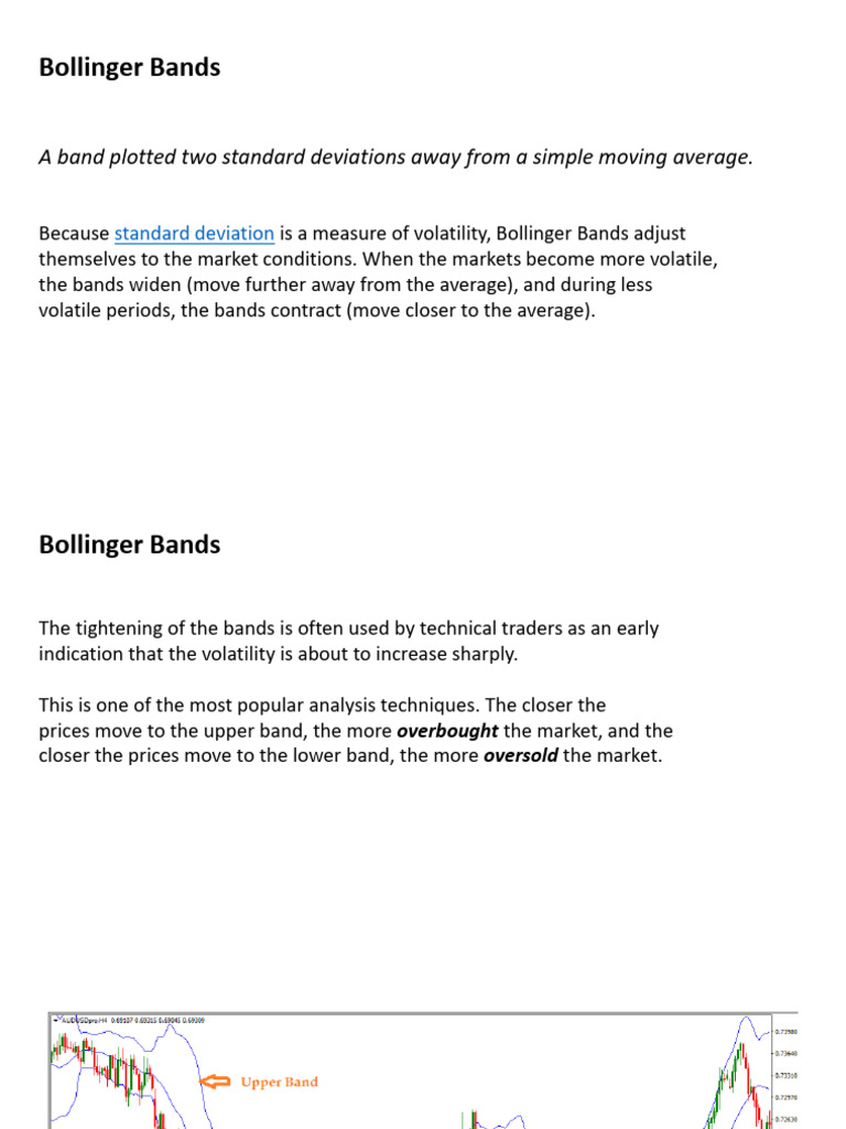 Bollinger Bands Presentation | PDF | Technical Analysis | Financial Economics