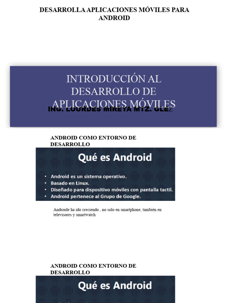 Desarrollo de Apps Android con Java | PDF