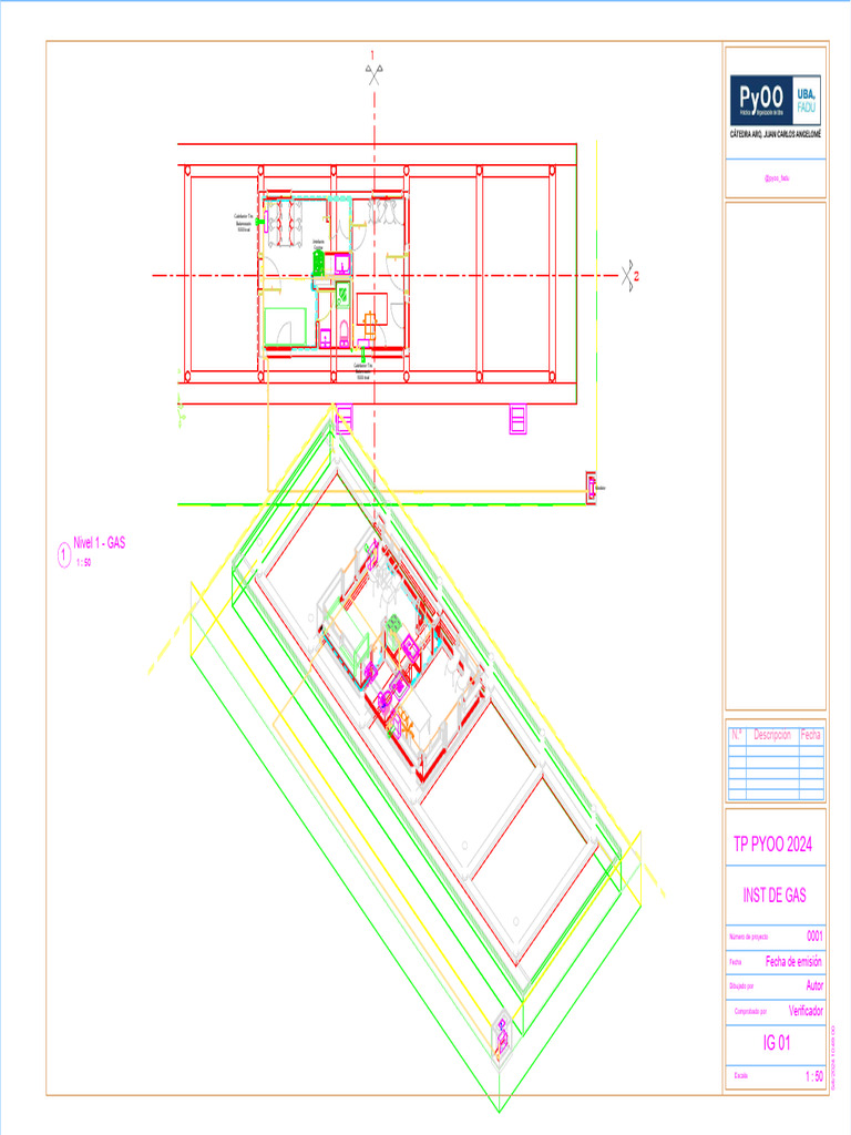 ProyectoTP24 - MEP-Plano - IG 01 - INST DE GAS-Layout1 | PDF