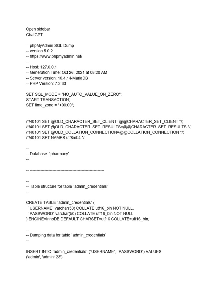 Schema | Download Free PDF | Table (Database) | Databases