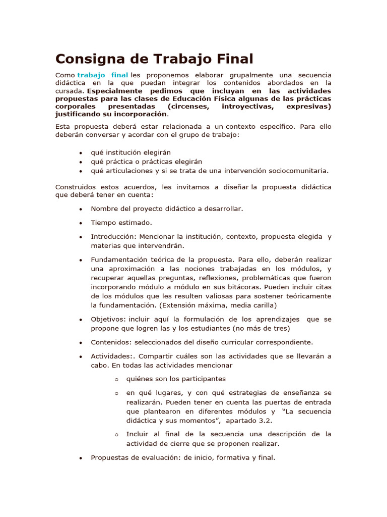 trabajo final | PDF