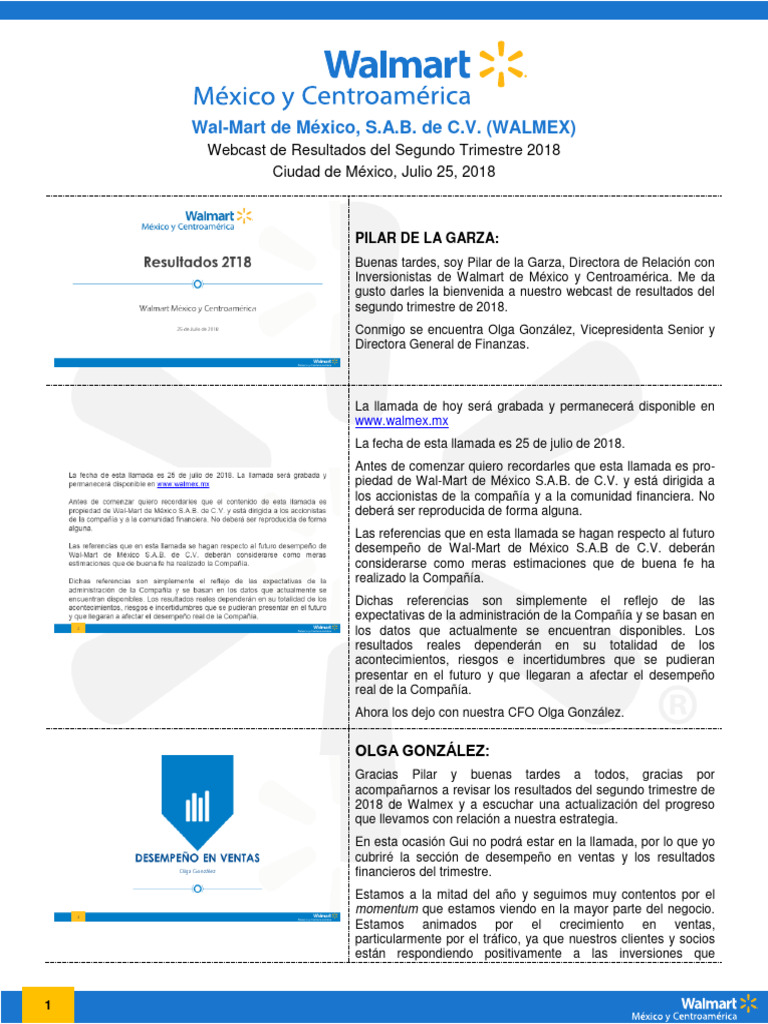 Walmex | PDF | Walmart | Economía Financiera
