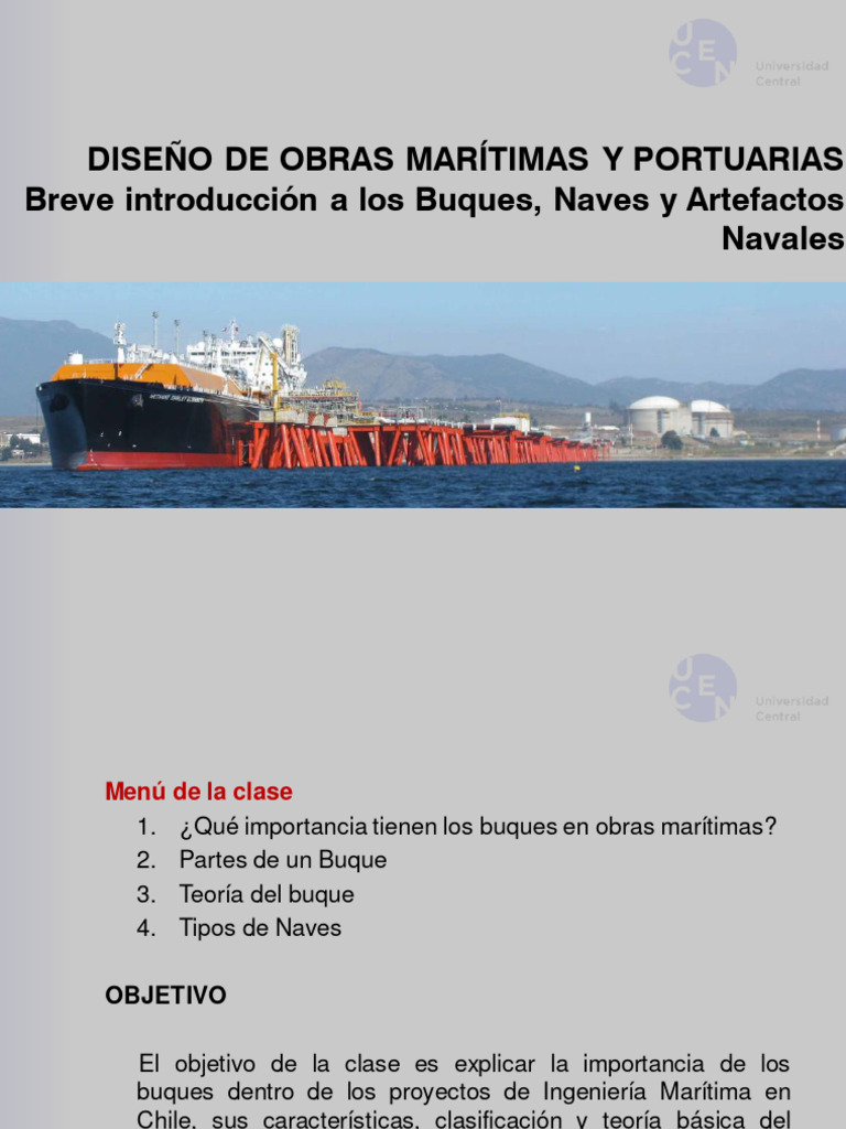 03 Clase Breve introducción a los Buques, Naves y Artefactos Navales ...