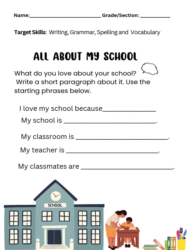 All About My School | PDF
