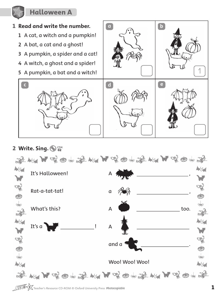 Halloween Worksheet | PDF