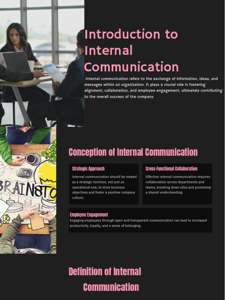 Internal Communication PDF | PDF | Communication | Collaboration