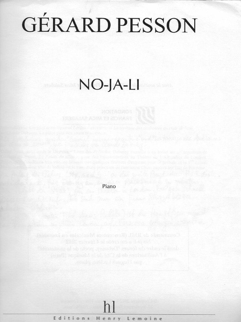 Pesson No-Ja-Li | PDF