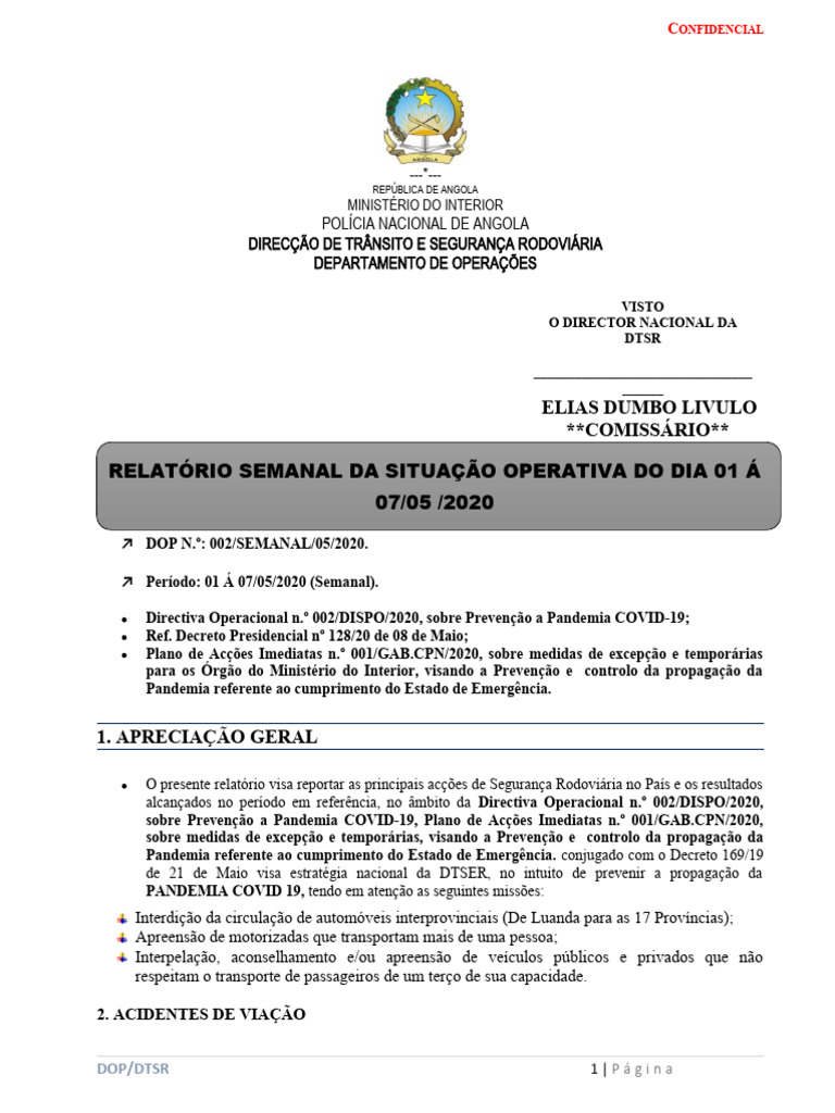 RL - Semanal - 01á07.05.20 | PDF | Transporte