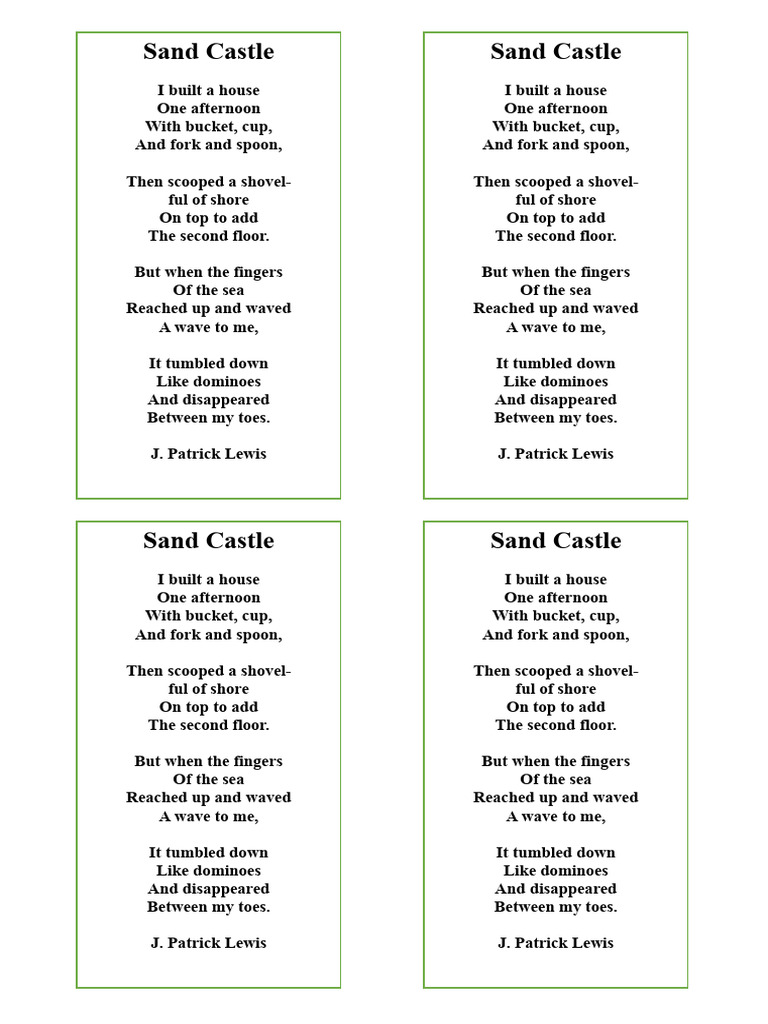 Sand Castle | PDF | Art
