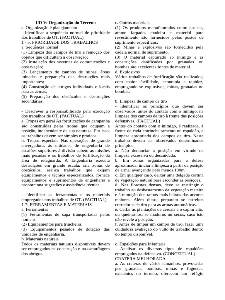 Aa2 Tecmil 2 Bizurado | PDF | Infantaria | Mina terrestre